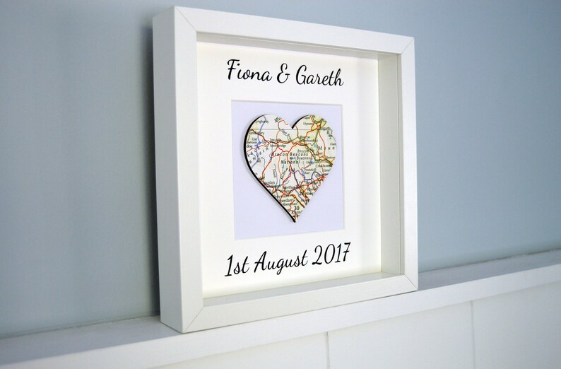Personalised Memory Map Map Printpersonalised Message Memory - Etsy