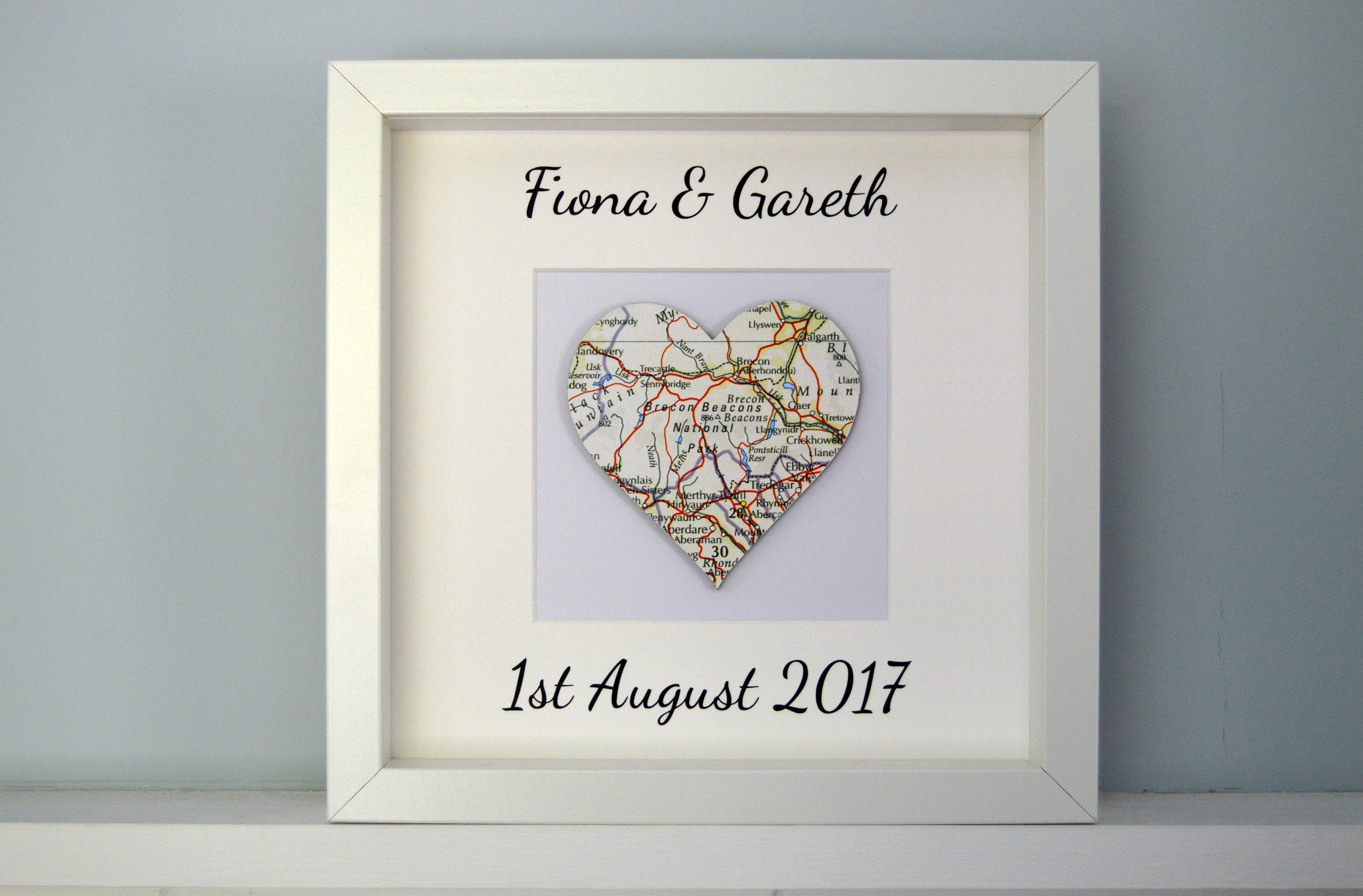 Personalised Memory Map Map Printpersonalised Message Memory - Etsy UK