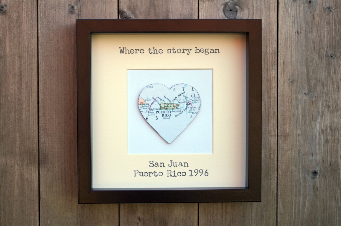 Personalised Memory Map Map Printpersonalised Message Memory - Etsy