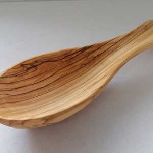 Olive Wood Wooden Spoon Rest / Ladle / Serving Handmade From a - Etsy