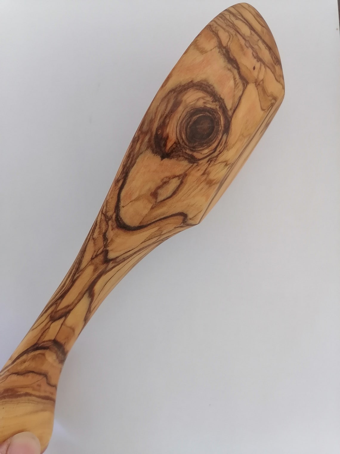 Olive Wood Wooden Spoon Rest / Ladle / Serving Handmade From a - Etsy