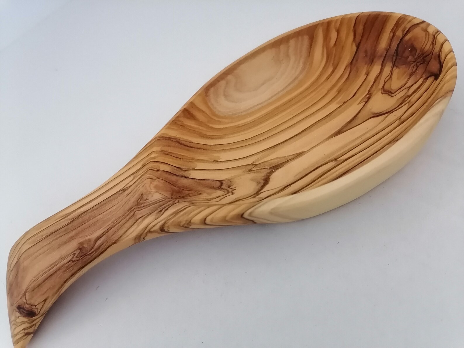 Olive Wood Spoon Rest / Ladle / Serving Handmade From a Single - Etsy