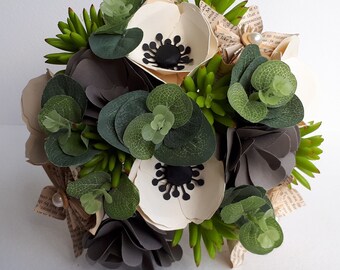 Paper flower bouquet | Etsy