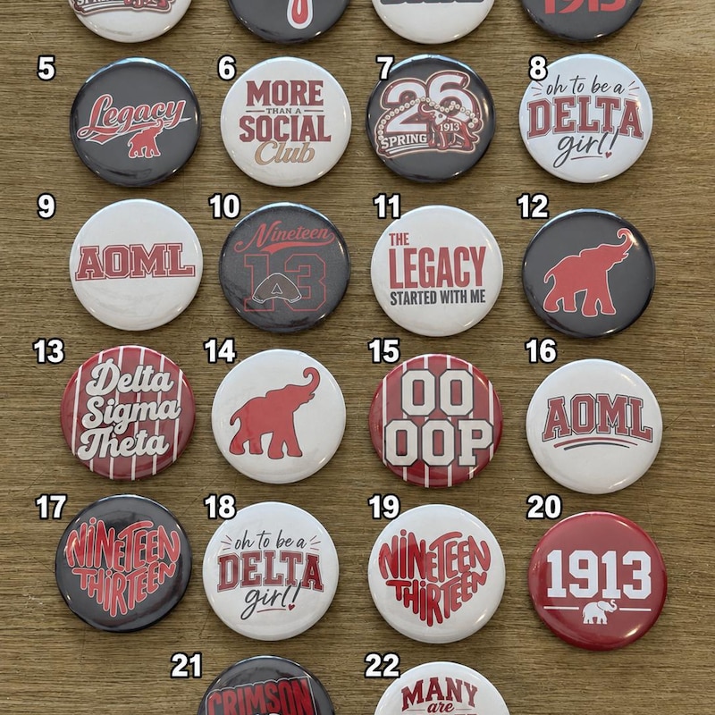 Sorority Girl Buttons - Etsy
