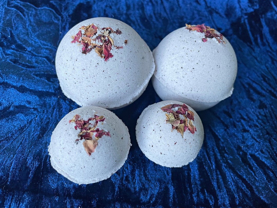 Patchouli Rose Bath Bombs / Bath Fizzy / Aromatherapy Luxury Bath ...