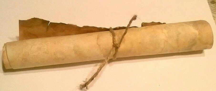 Aged Paper Scrolls 3 Scrolls Large 9X12 Spell Scrolls | Etsy