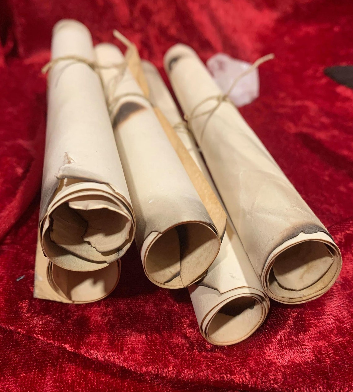 Aged Paper Scrolls, Small or Large, Sets of Scrolls, Burned Handmade ...