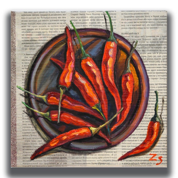 Pepper Painting - Etsy