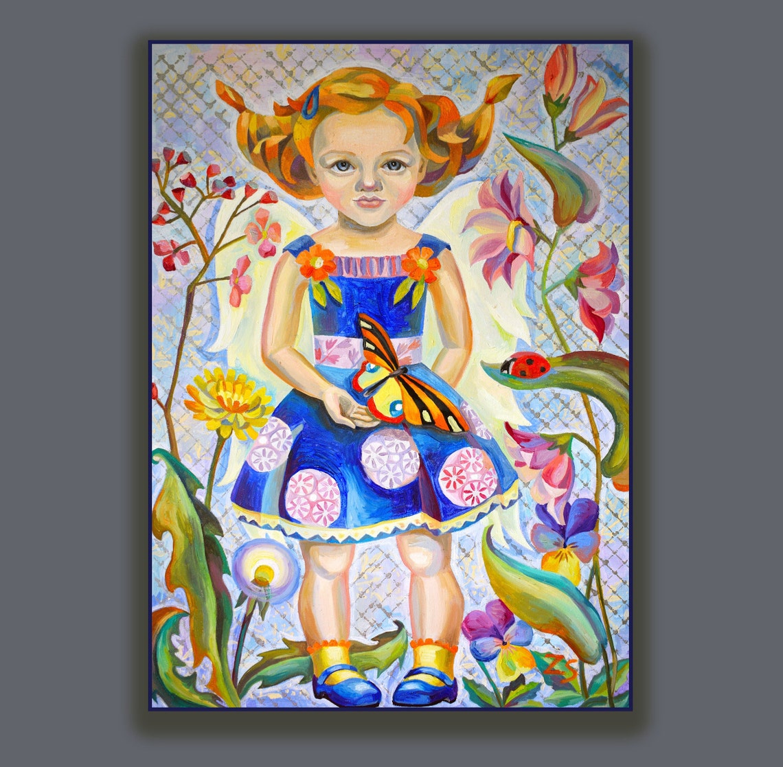 Little Angel Ukrainian Angel Angel Art Future of Ukraine - Etsy