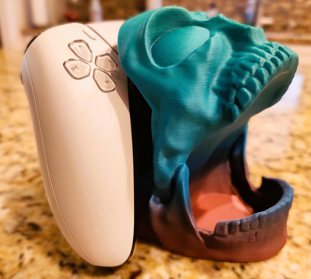3D Skull Controller Holder - Etsy