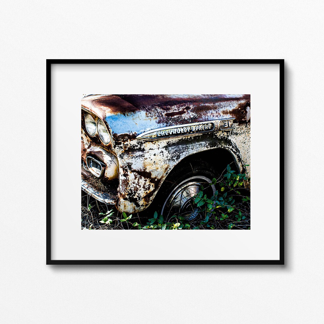 Chevy Chevrolet Apache Vintage Truck Wall Decor Color Prints of Classic ...