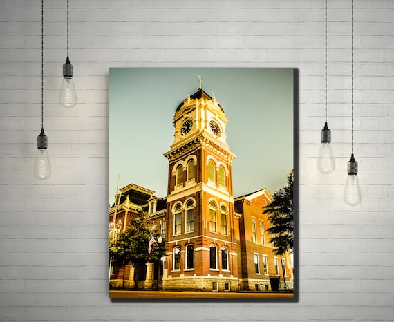 Mystic Falls Clock Tower Vampire Diaries Covington Ga Movie | Etsy