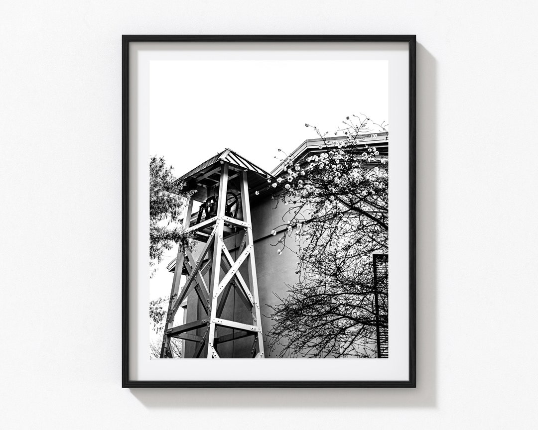Athens Ga Bell Tower Wall Art Print University Graduate Gift Graduation ...
