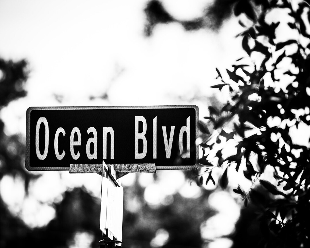 Coastal Print, Ocean Vacation Sign Beach House Décor Condo Nautical ...