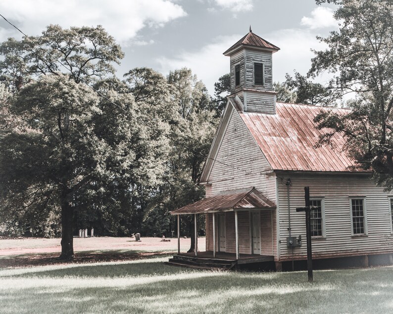 Rustic Farm Wall Art Rural Georgia Art Living Room Wall Art | Etsy