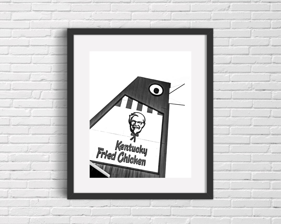 Marietta Big Chicken Sign Art Kitchen Wall Decor Classic Diner - Etsy