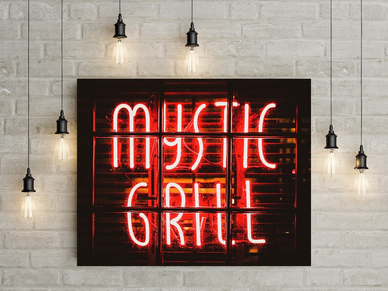 Vampire Diaries Mystic Falls TV Series Sign Art Print Sign - Etsy