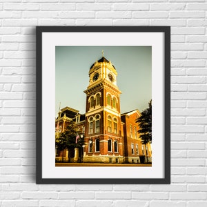 Mystic Falls Clock Tower Vampire Diaries Covington Ga Movie Set Netflix ...
