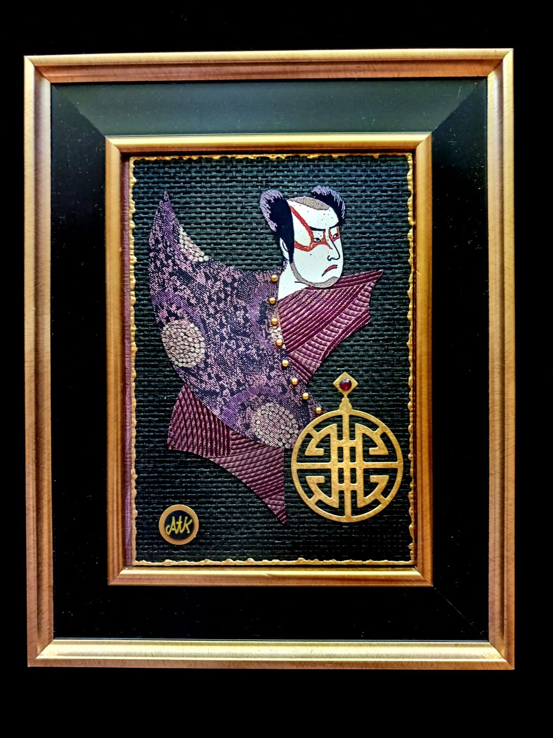 Fine Art Greeting Card, 3D Japanese Card, Asian Card, Samurai Card ...