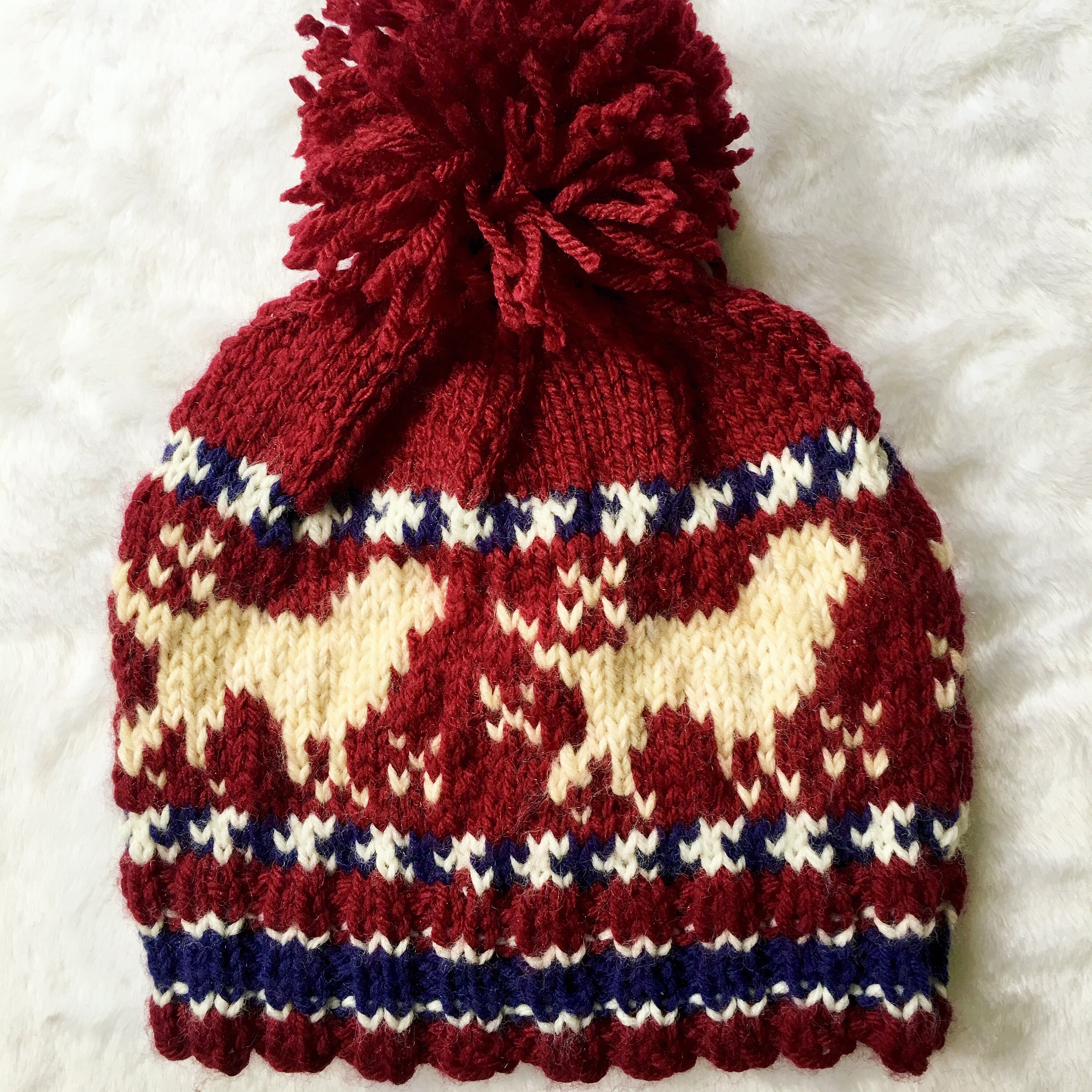 BLACK LAB Knitting Pattern DOG Knitting Pattern Fair Isle - Etsy