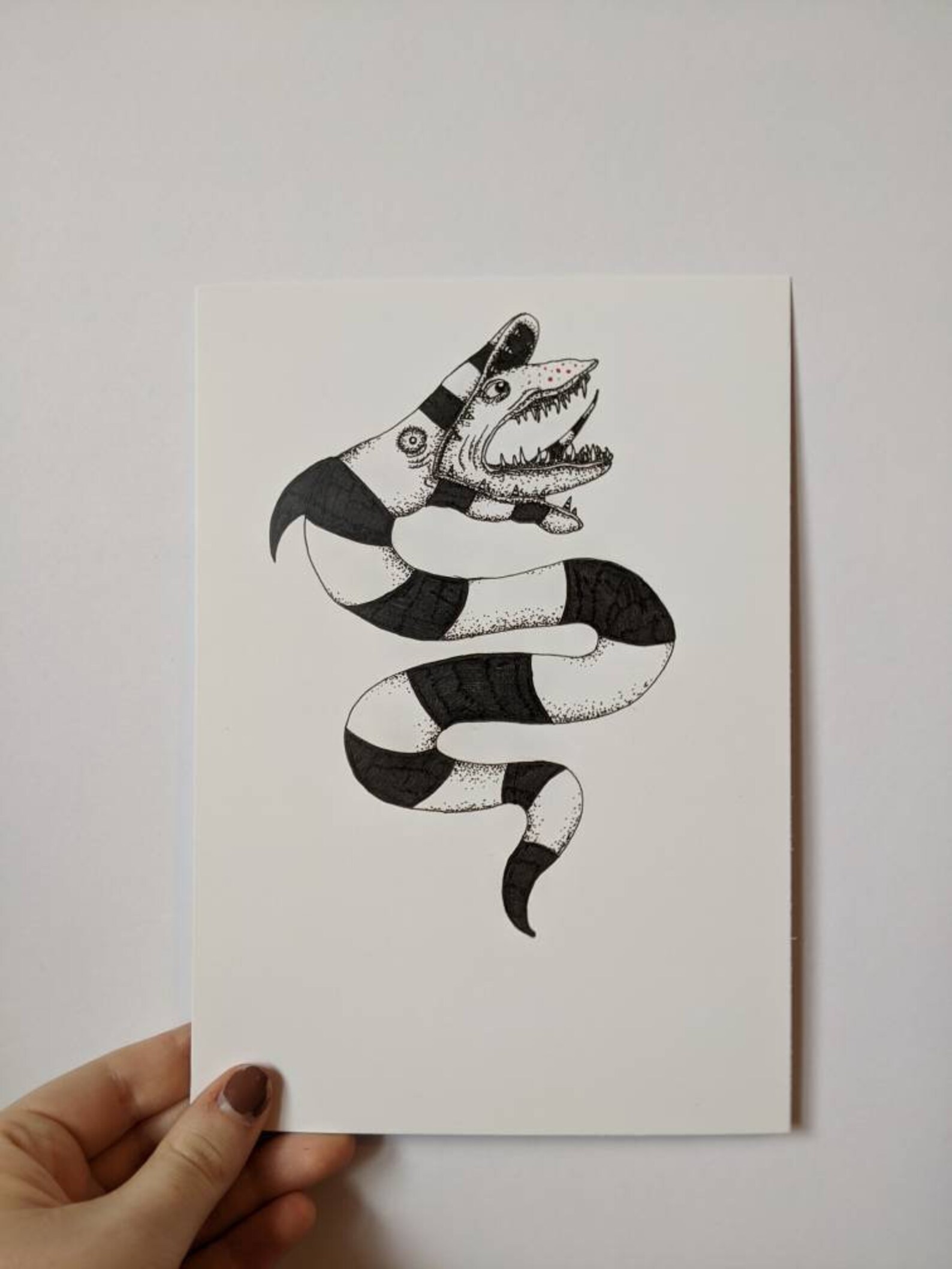 Sand Snake Art Print - Etsy