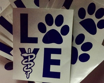 Veterinary decal | Etsy