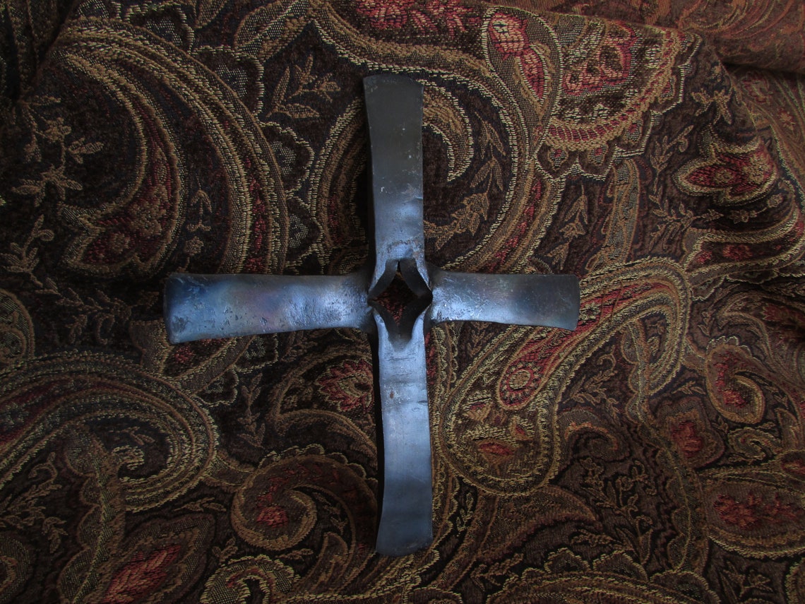 Large Blacksmith Cross - Etsy