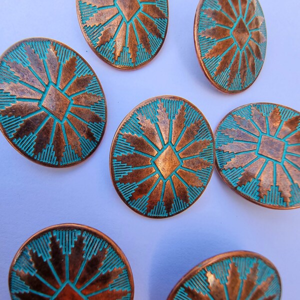 Copper Buttons - Etsy