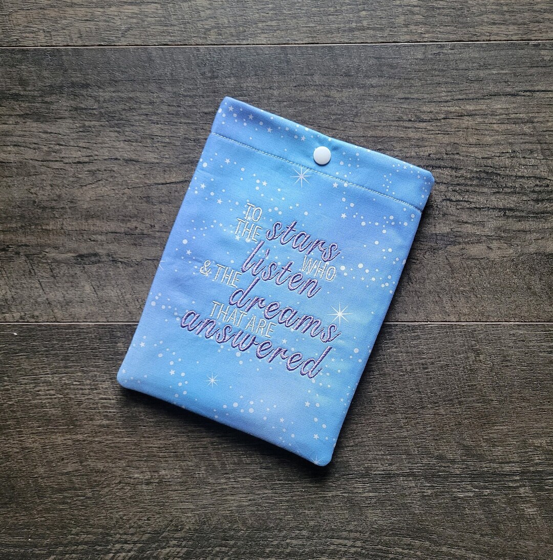 Stars Who Listen Lightly Padded Kindle Sleeve With Snap E-reader Cover Case for Kindle - Etsy