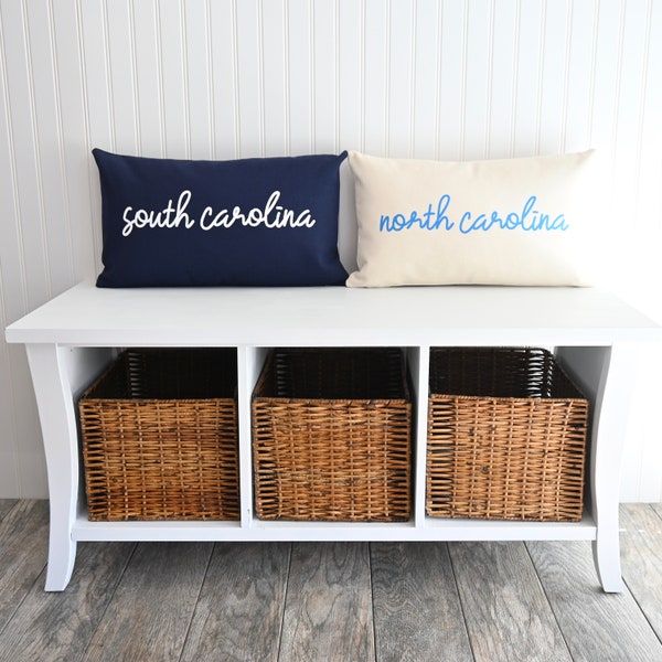 South Carolina Pillow - Etsy