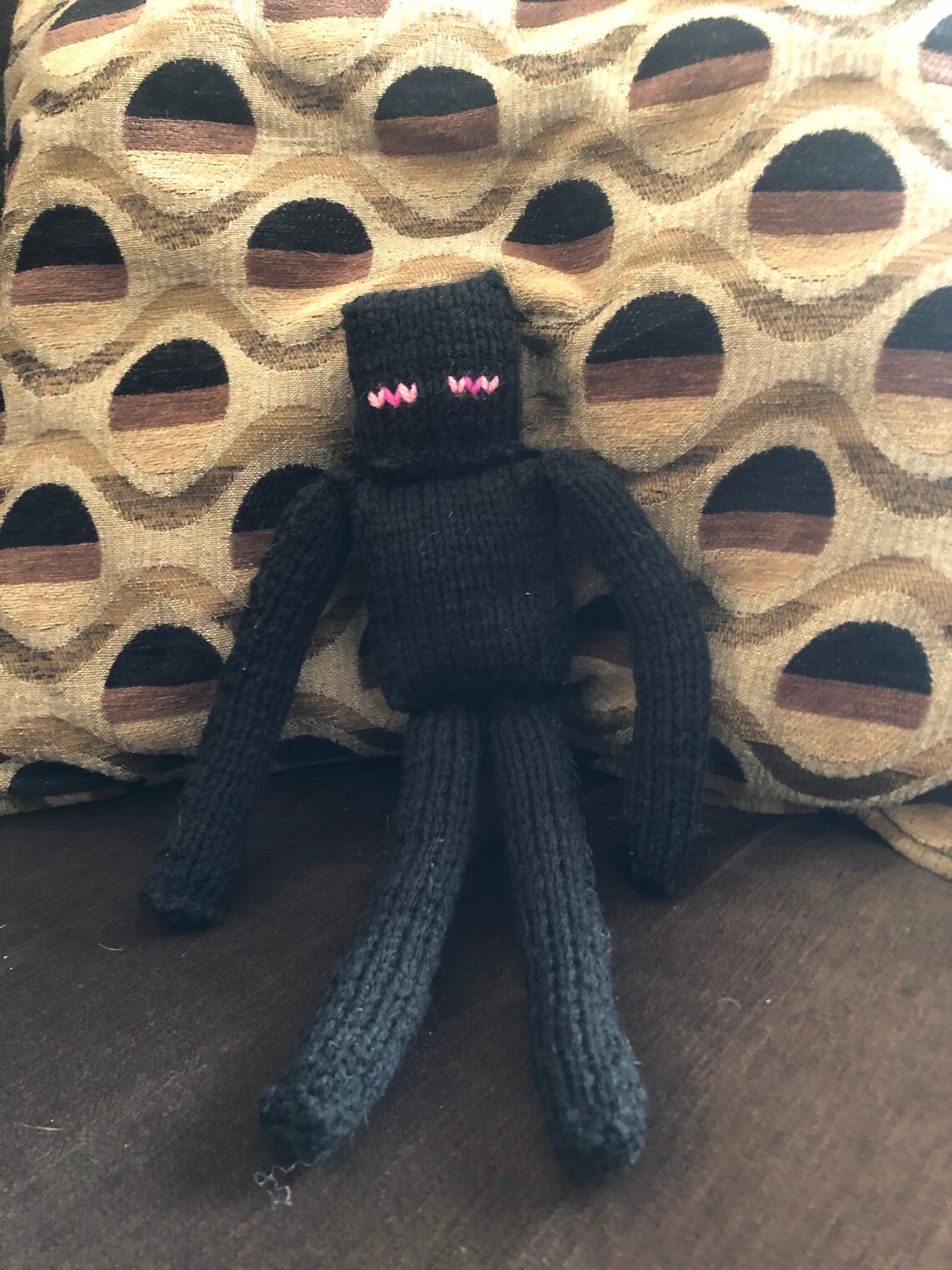 Minecraft Enderman Knit Doll - Etsy
