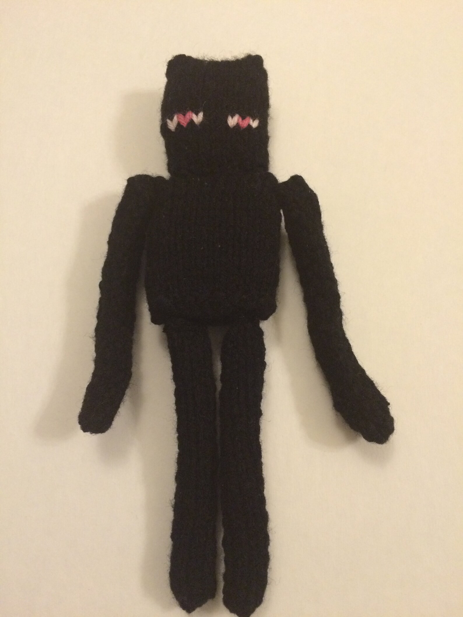 Minecraft Enderman Knit Doll - Etsy