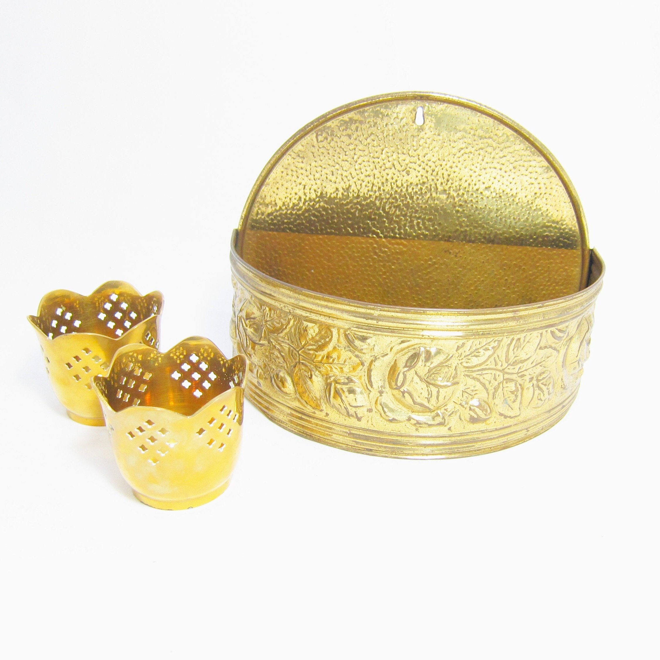 Vintage Brass/Brass combing tray/combibox from the years 60 | Etsy