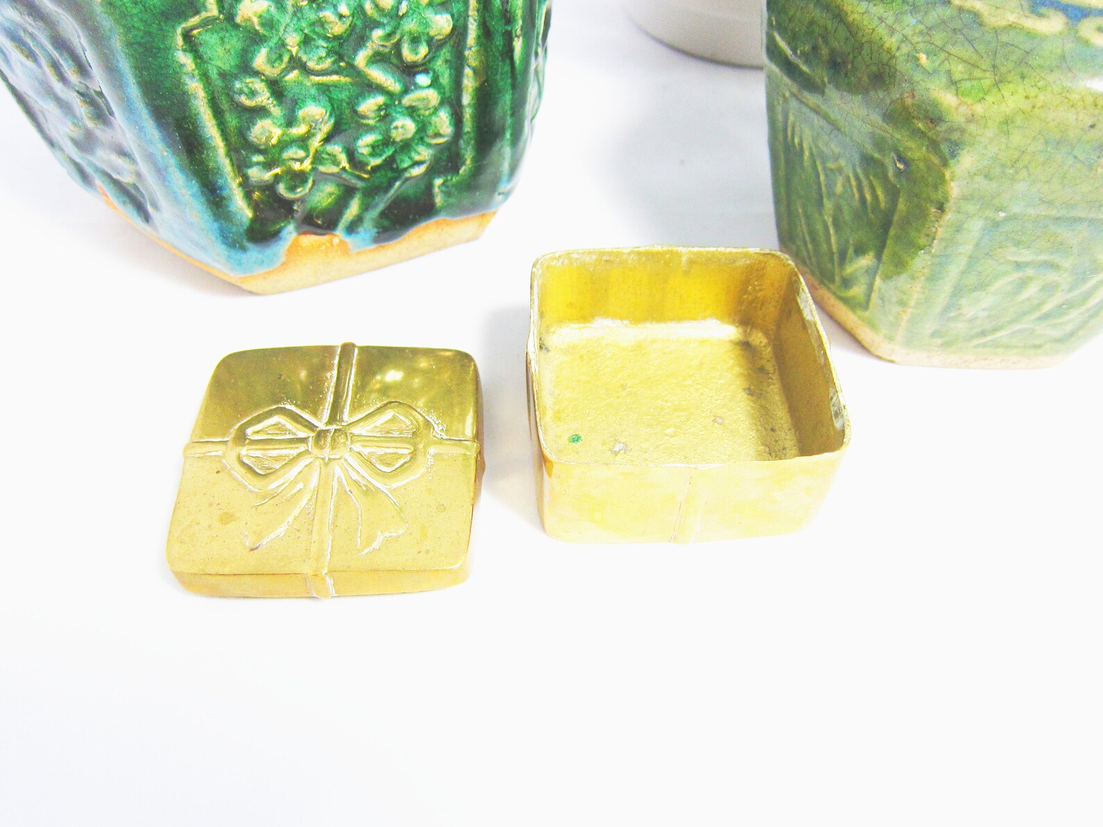 Vintage Brass Pill Box Jewelry Box Solid Brass Made in | Etsy