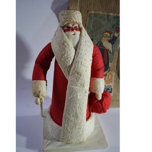 Big Ded Moroz, Large Ded Moroz, Soviet Toy, Vintage Ded Moroz ...