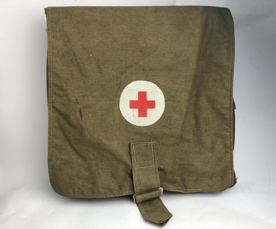 Soviet Military Medical Bag. Khaki Bag. Red Army Soviet Military ...