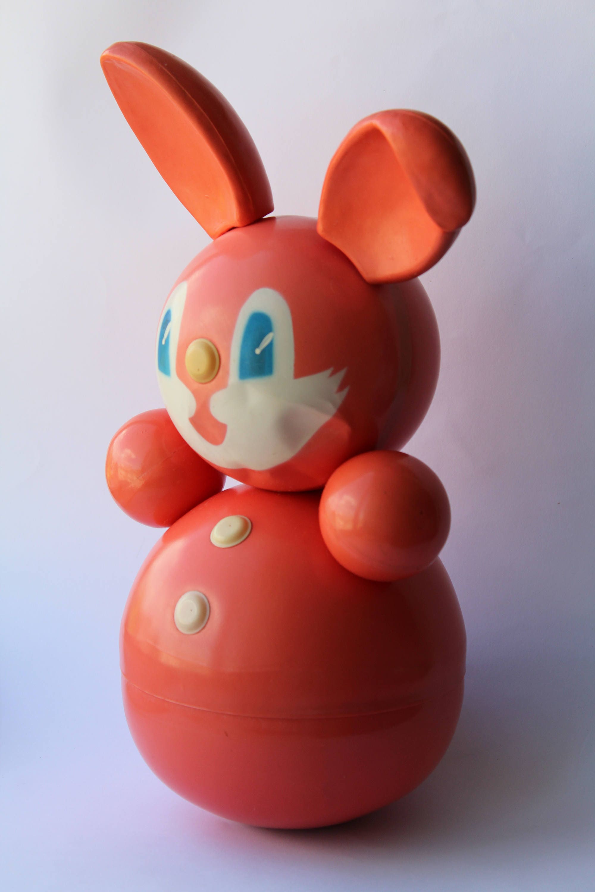 Big Roly-poly Rabbit. Soviet Roly-poly. Nevalyashka USSR | Etsy