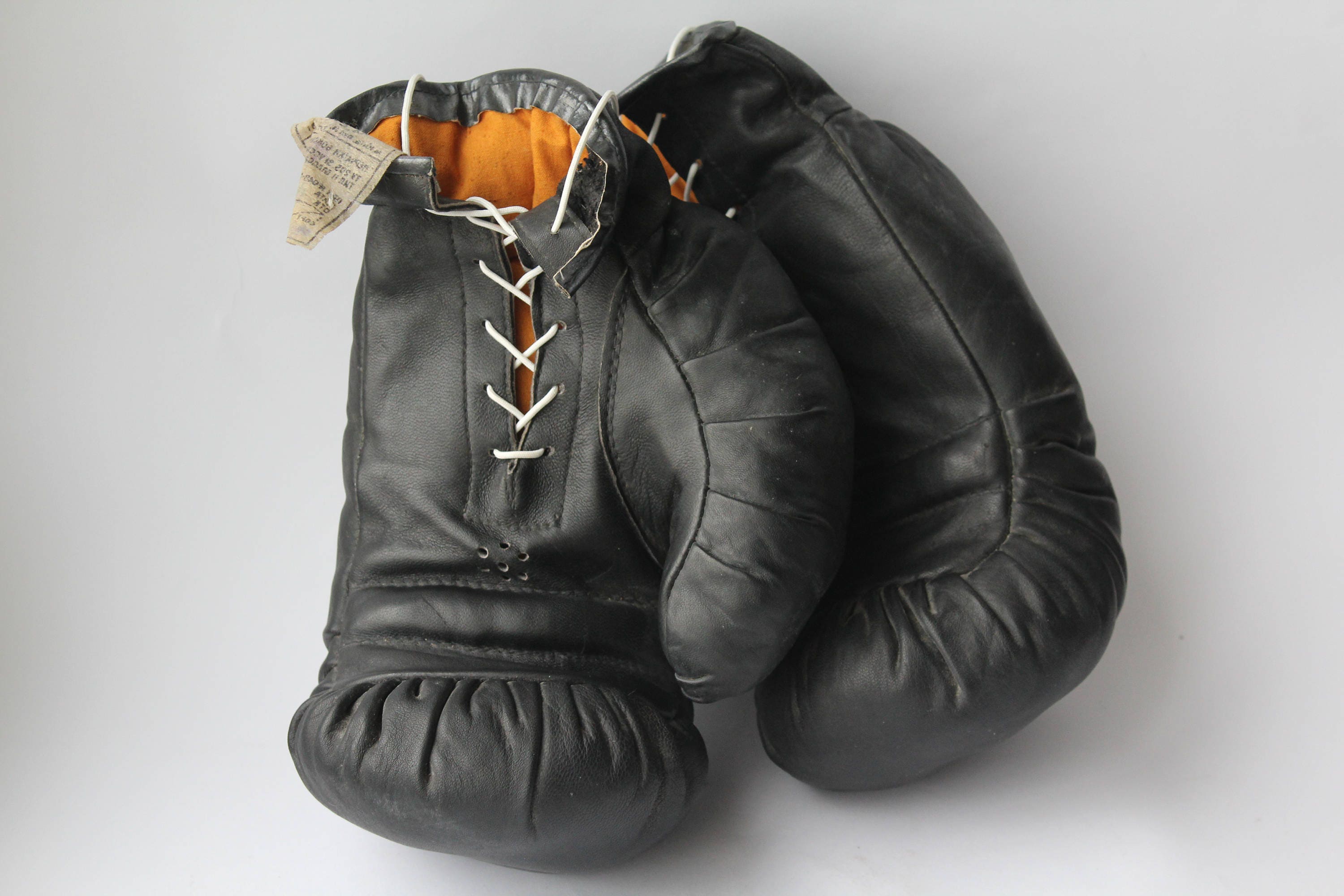 Soviet Boxing Gloves 1984. Vintage Boxing Gloves. Leather - Etsy