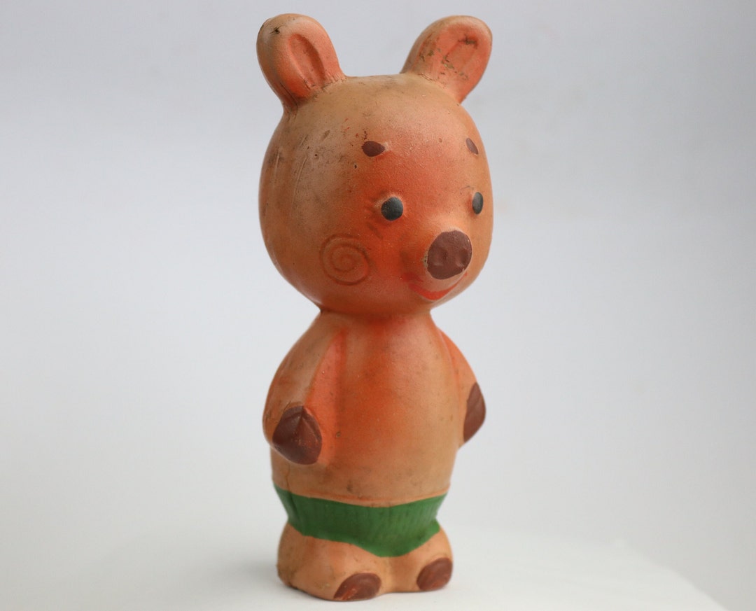 Soviet Rubber Piggy. Soviet Rubber Pig. Soviet Toy. Vintage Piggie ...