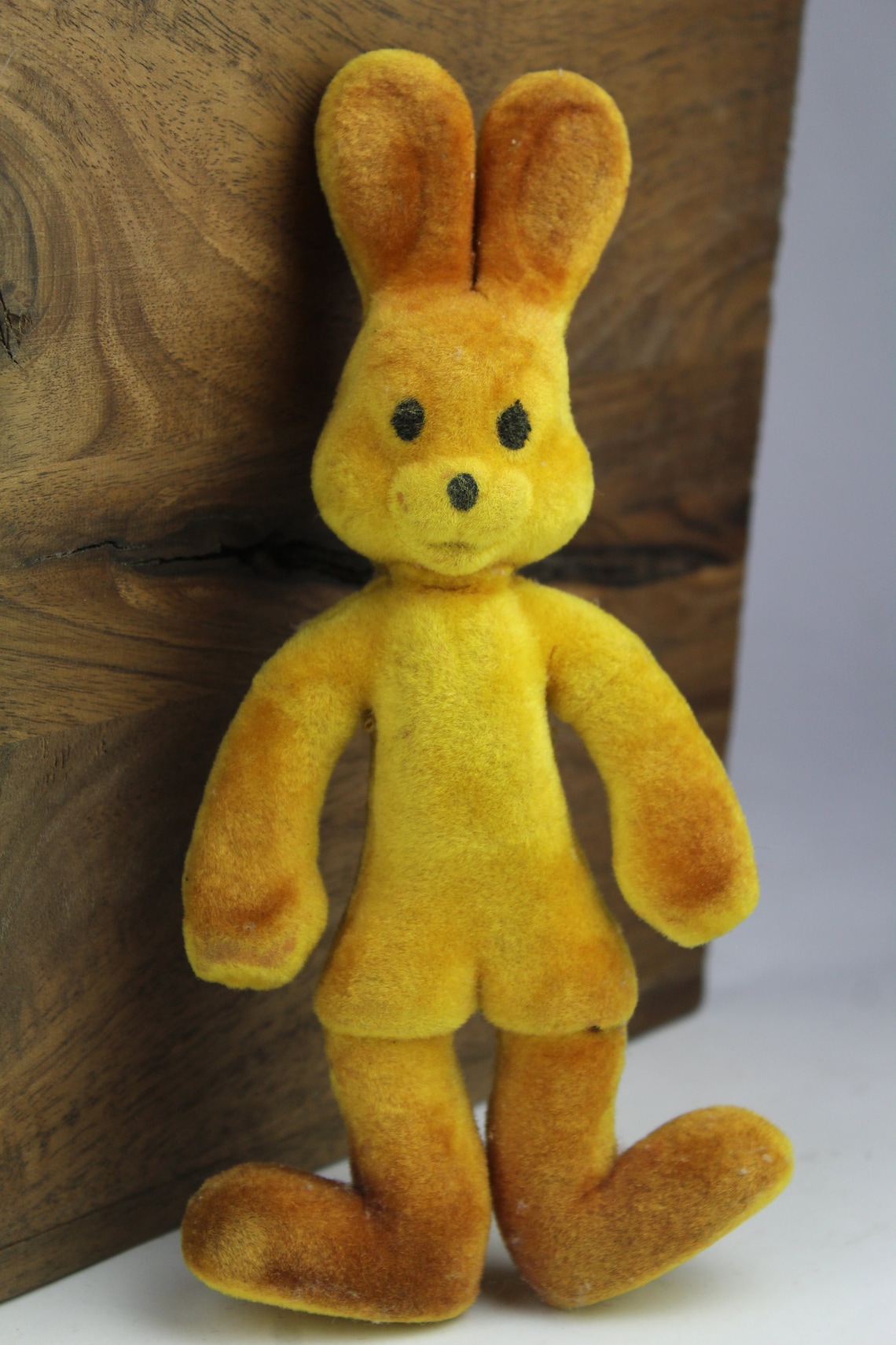 Soviet Soft Polymer Toy Bunny Rabbit Flocking Toy Very Rare - Etsy