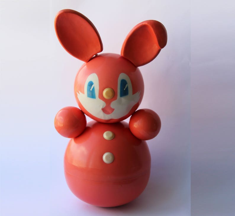 Big Roly-poly Rabbit. Soviet Roly-poly. Nevalyashka USSR | Etsy