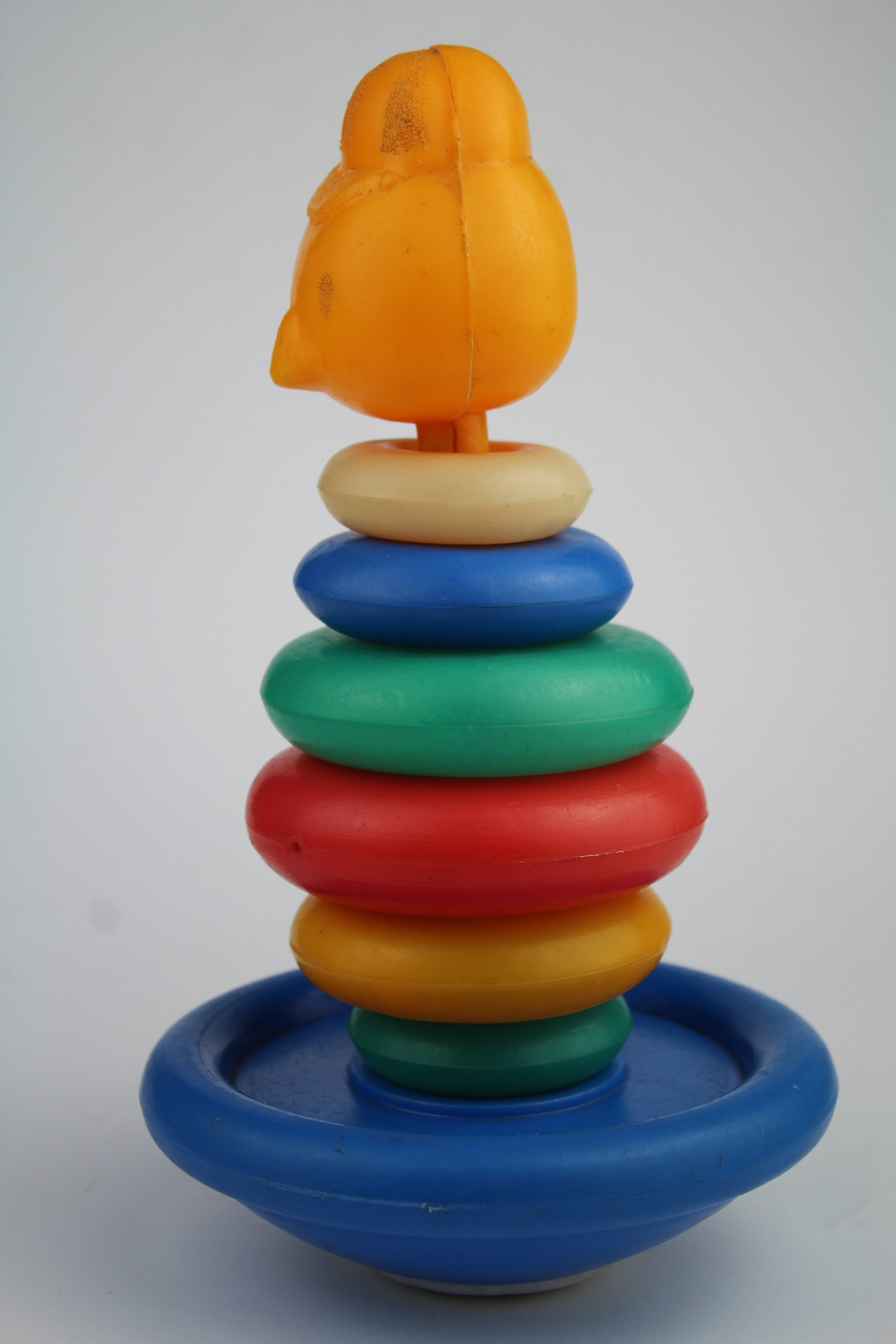 Soviet Game for Little Kids Duckling. Plastic Puzzle. Tower - Etsy