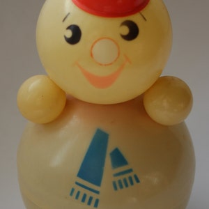 RARE Soviet Musical Snowman Roly-poly . Nevalyashka. Snowman. Vintage ...