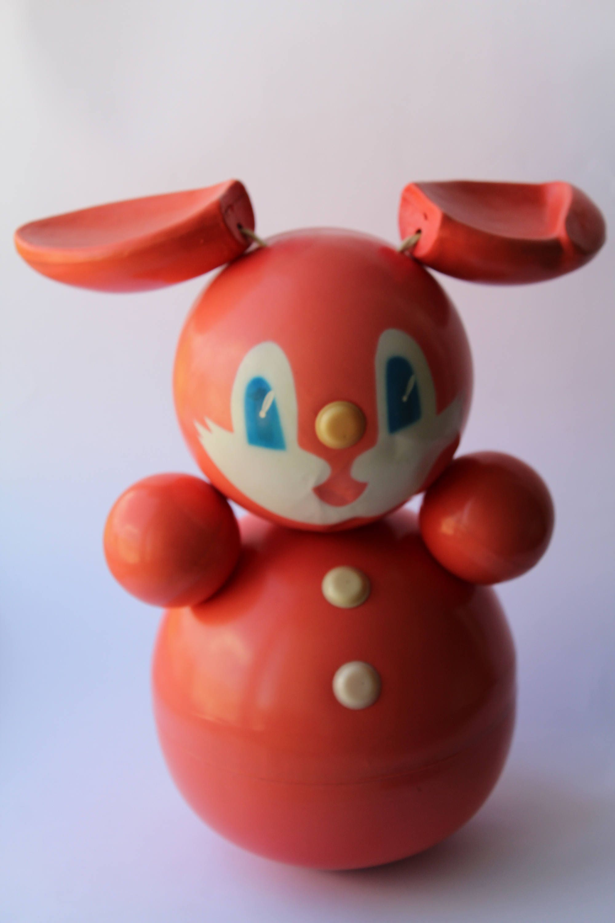 Big Roly-poly Rabbit. Soviet Roly-poly. Nevalyashka USSR | Etsy