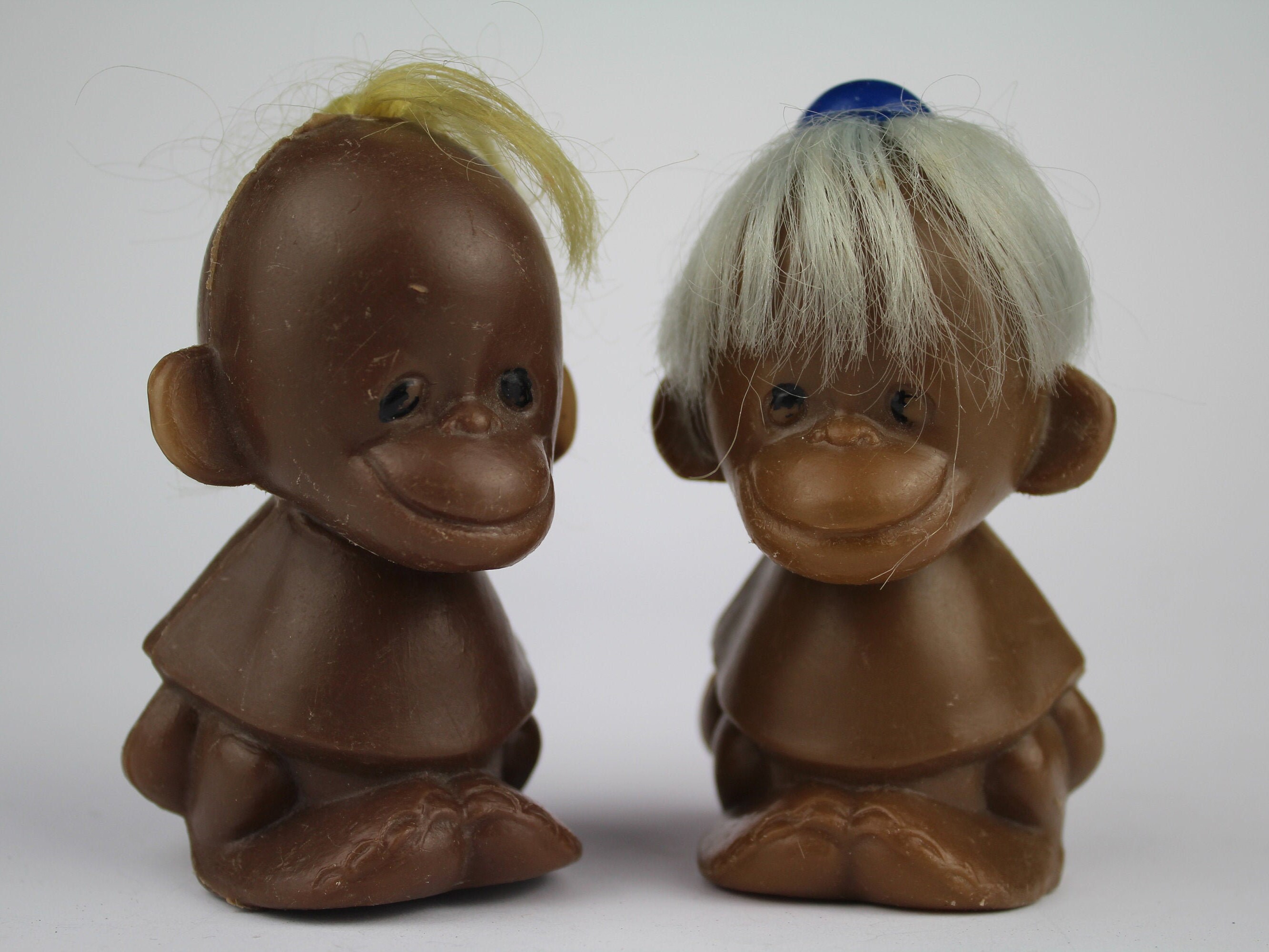 Two Soviet Plastic Monkeys. Soviet Toy. Vintage Toy. Soviet | Etsy