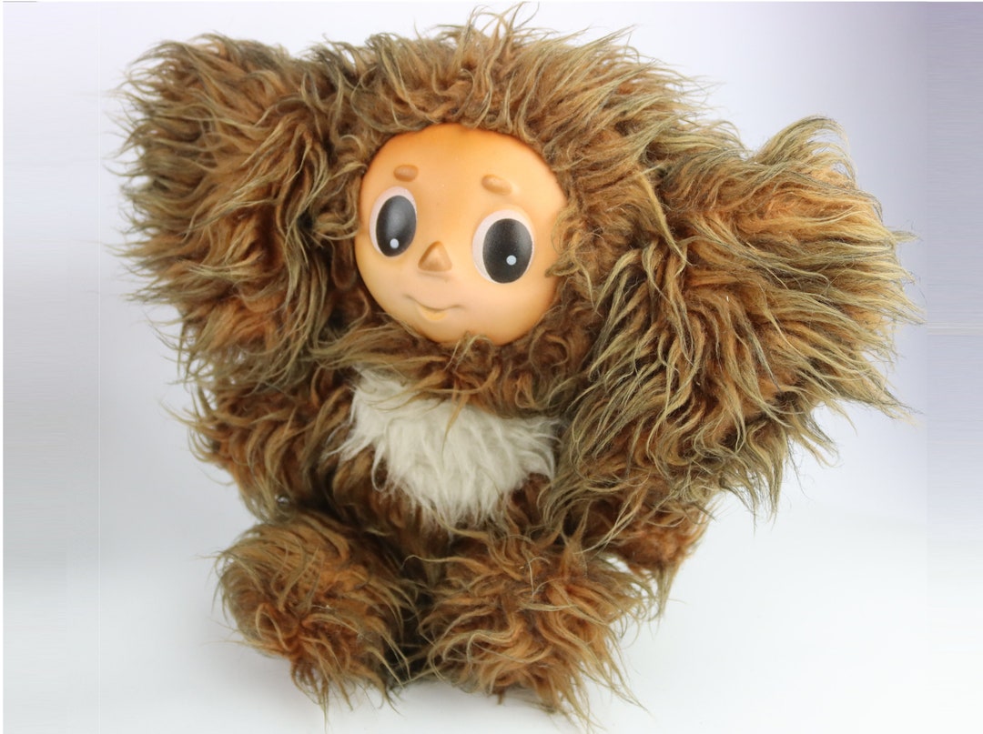 Rare Soviet Cheburashka. Plush Vintage Cheburashka. Retro Toy ...