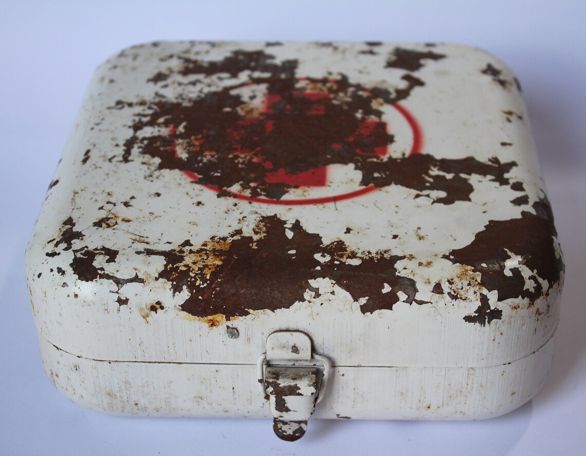 Soviet Metal Military Medical Box. First Aid Kit Medical Kit | Etsy