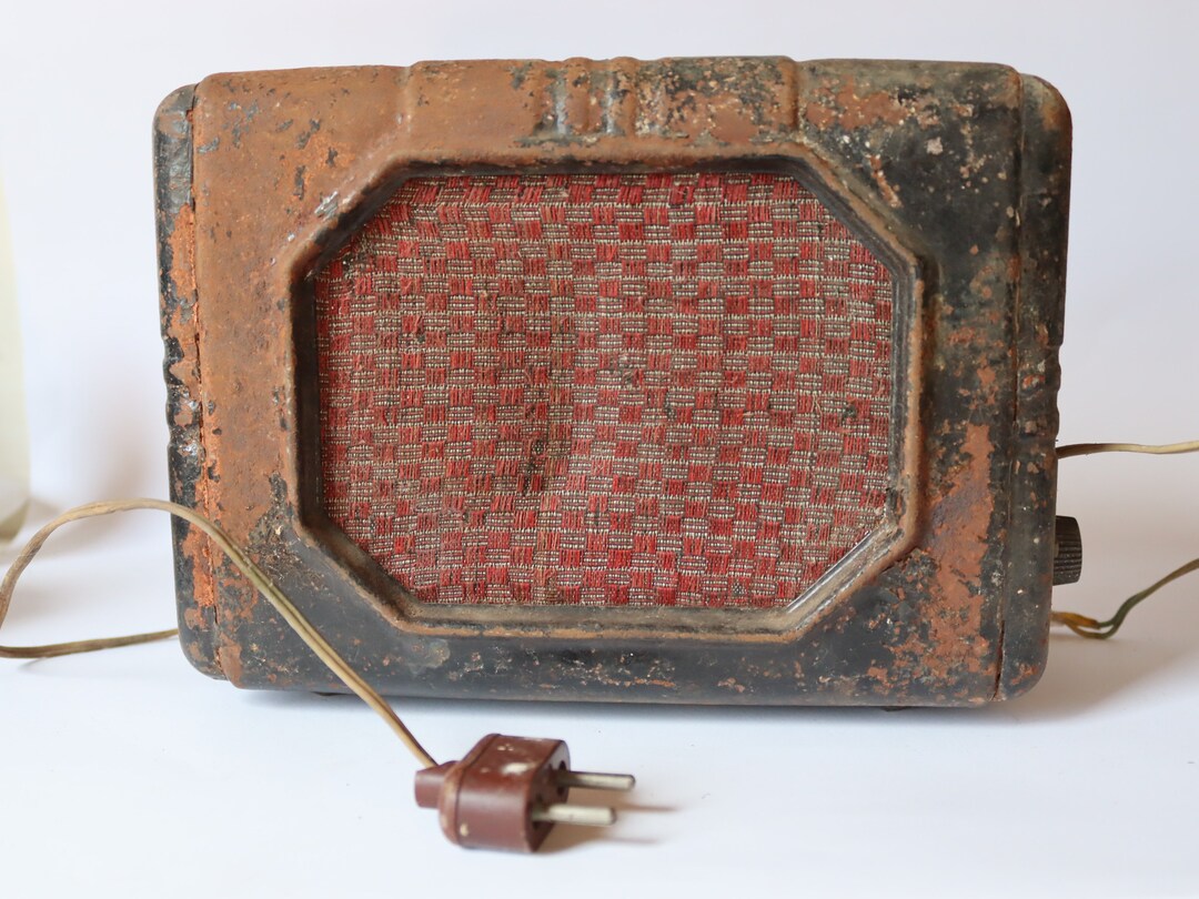 Soviet Radio, Metal Body Radio, Vintage Radio USSR, Radio Speaker, Home ...