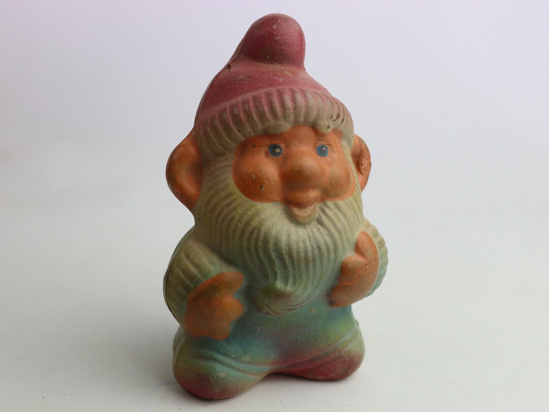 Vintage Rubber Gnome. Soviet Toy. Vintage Toy. Soviet Gnome. Gnome ...