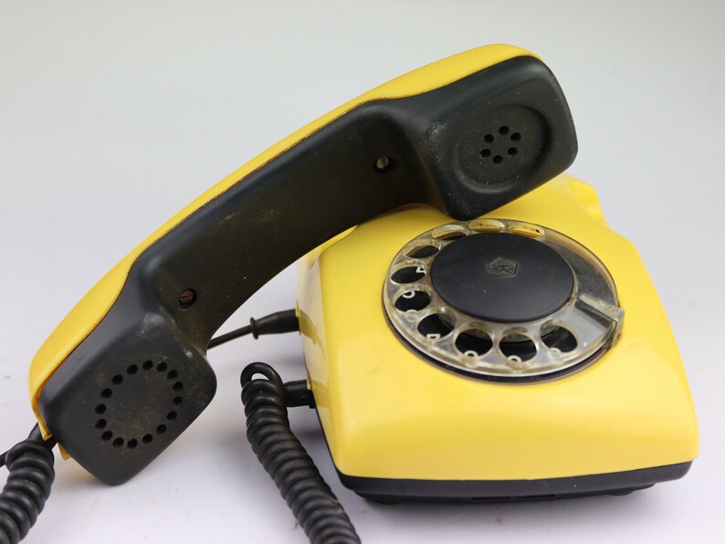 1988 Soviet Phone. Desk Phone. Rotary Phone. Disk Phone. - Etsy